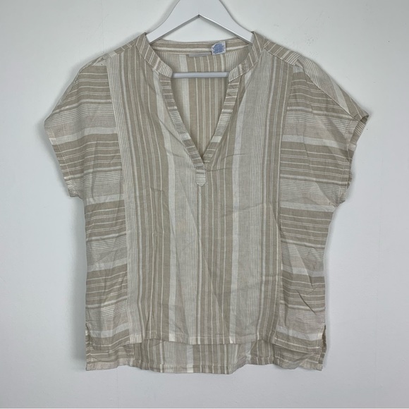 Sigrid Olsen | Tops | Sigrid Olsen Linen Blend Blouse Top Xs | Poshmark
